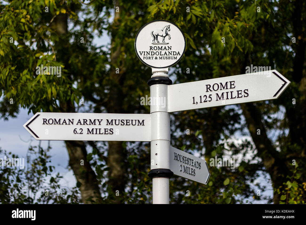 Cartello stradale a tema romano immagini e fotografie stock ad alta ...