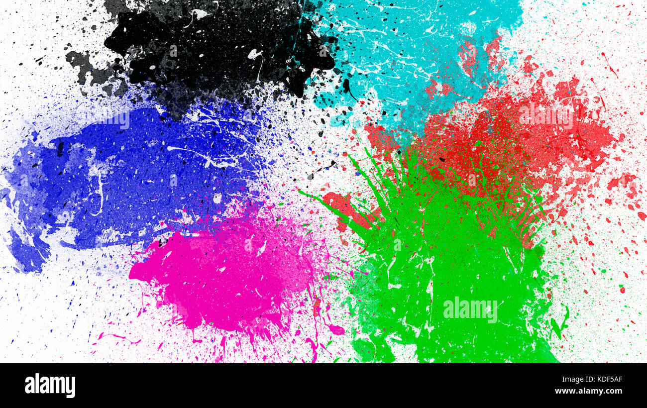 Spruzzata di vernice colorata immagini e fotografie stock ad alta ...