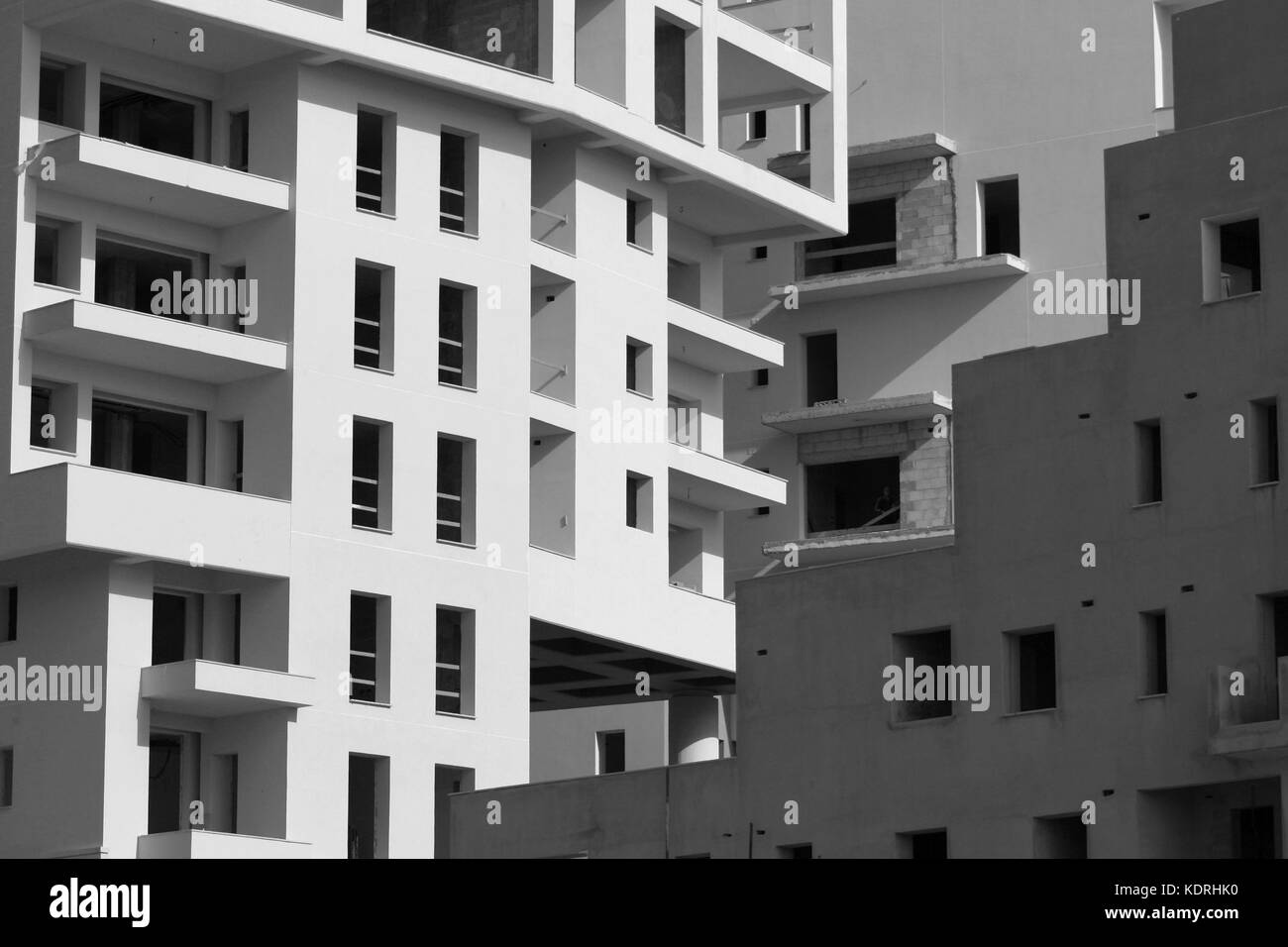 Nuova costruzione progettazione Foto e Immagini Stock in Bianco e Nero ...