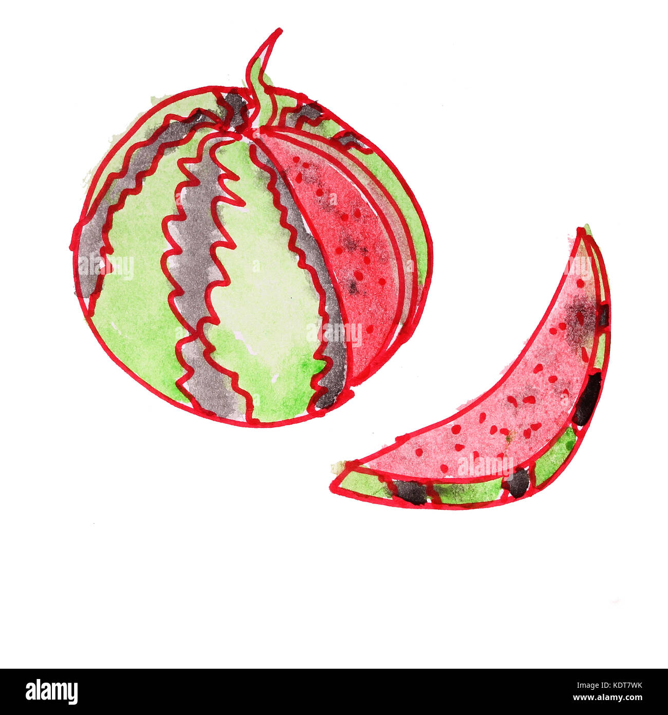 Pittura di anguria immagini e fotografie stock ad alta risoluzione - Alamy