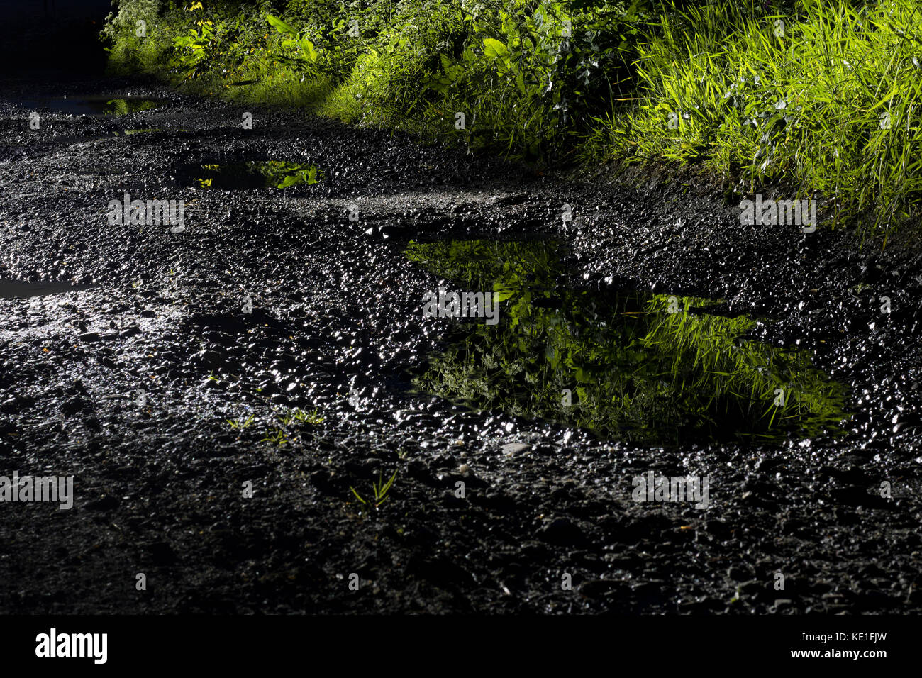 Buche per la strada immagini e fotografie stock ad alta risoluzione - Alamy