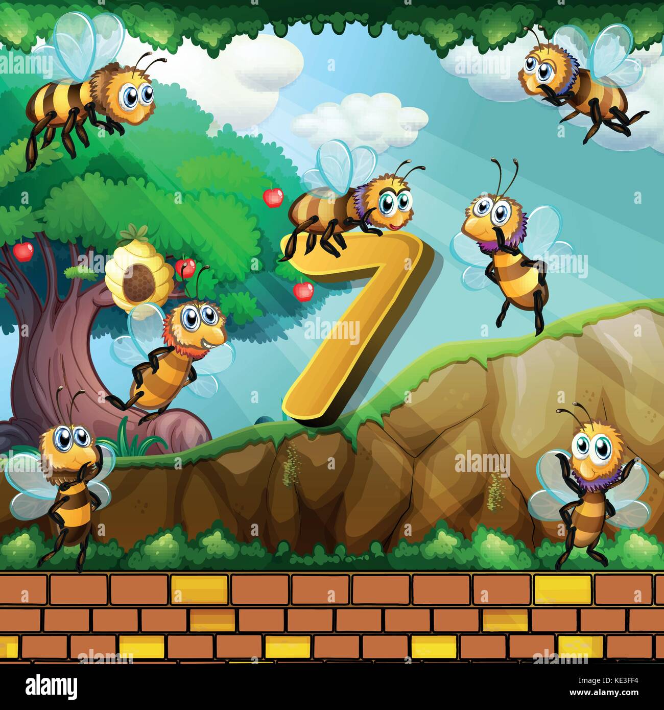 Conoscere le api Immagini Vettoriali Stock - Alamy