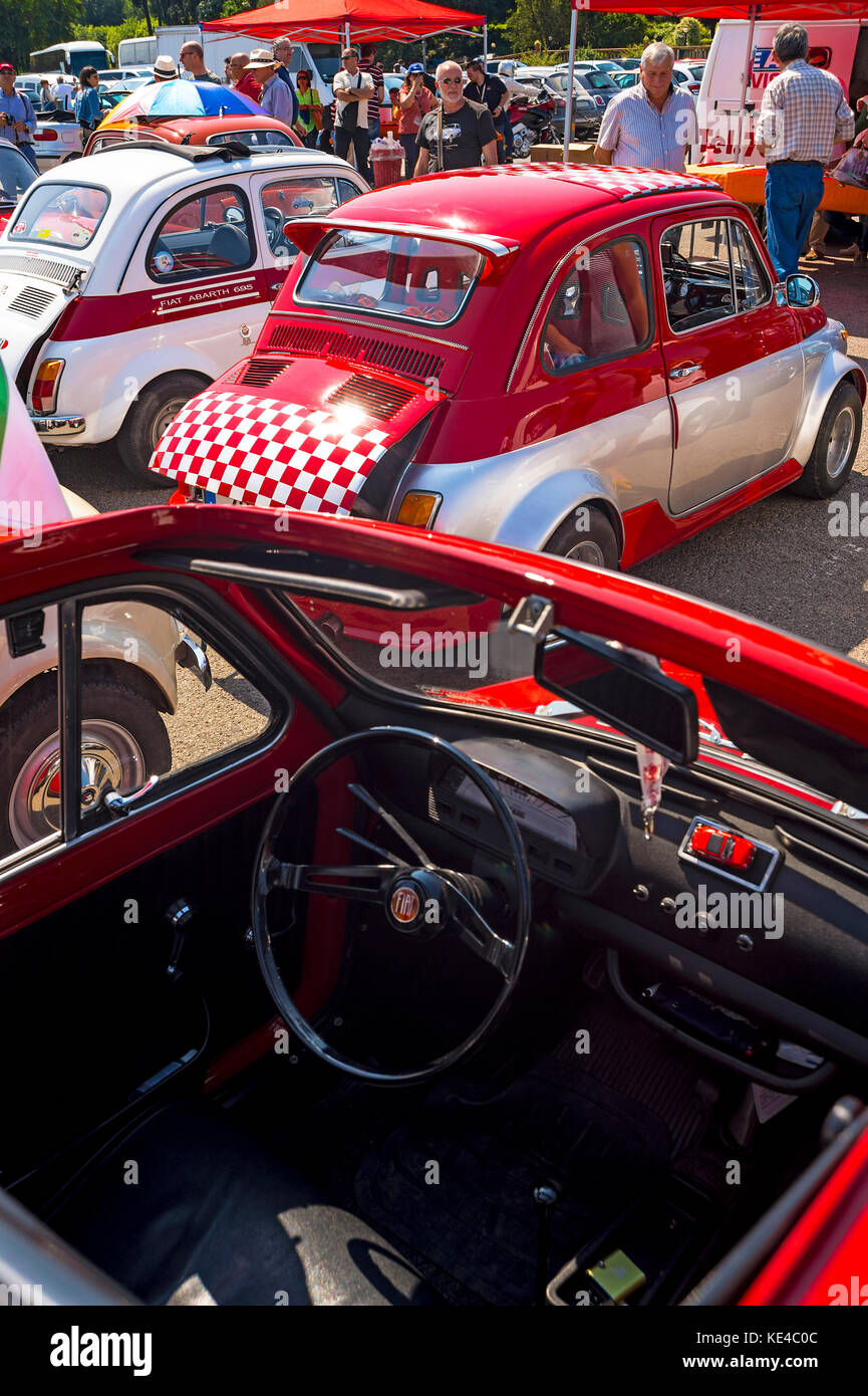 Europa,l'Italia,Toscana,l'Italia,fiat 500,vecchia auto,auto d'epoca ...