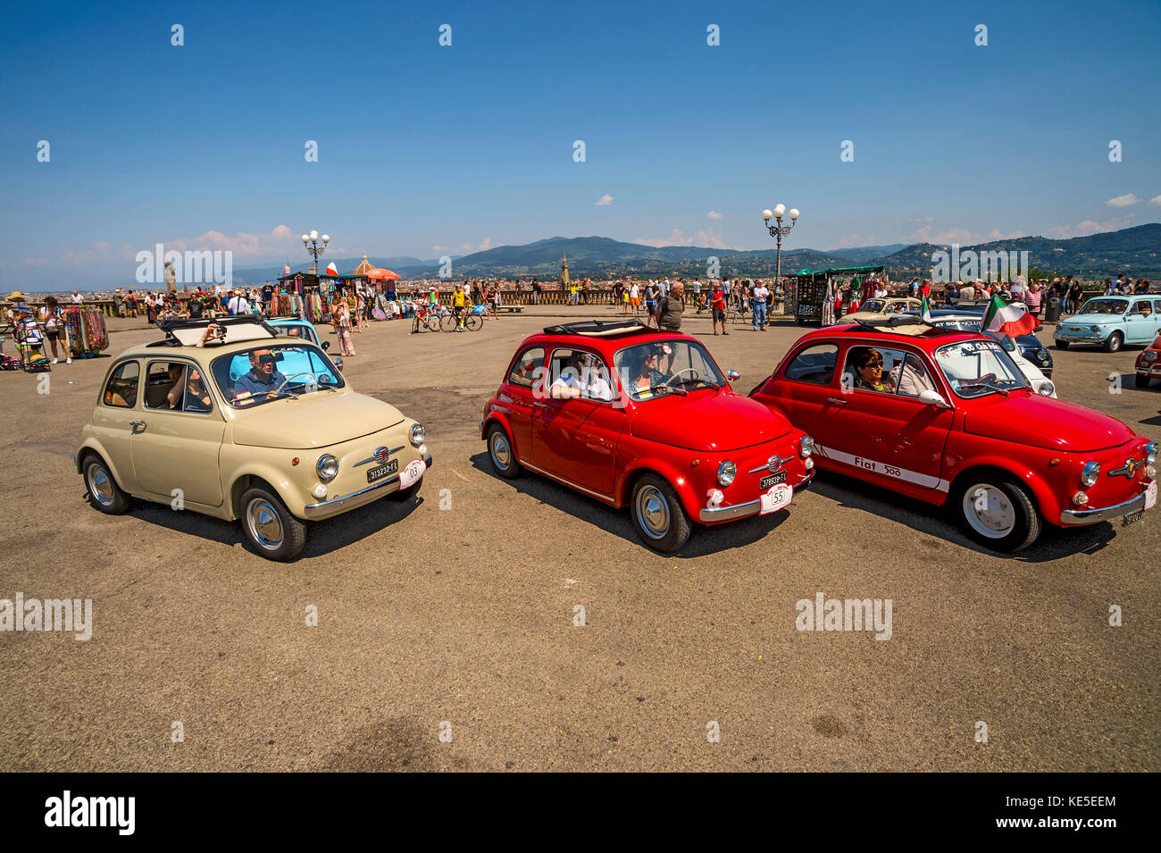 Europa,l'Italia,Toscana,l'Italia,fiat 500,vecchia auto,auto d'epoca ...