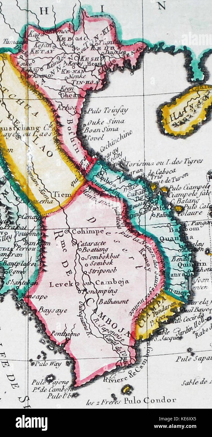 Mappa dell'indocina immagini e fotografie stock ad alta risoluzione - Alamy