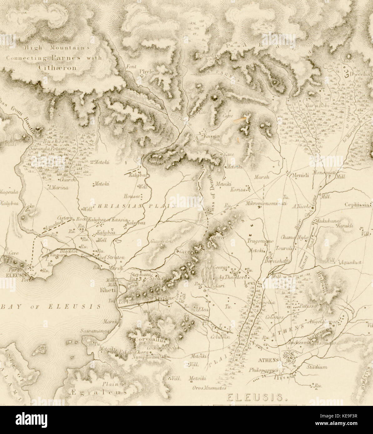 Attica antica mappa immagini e fotografie stock ad alta risoluzione - Alamy