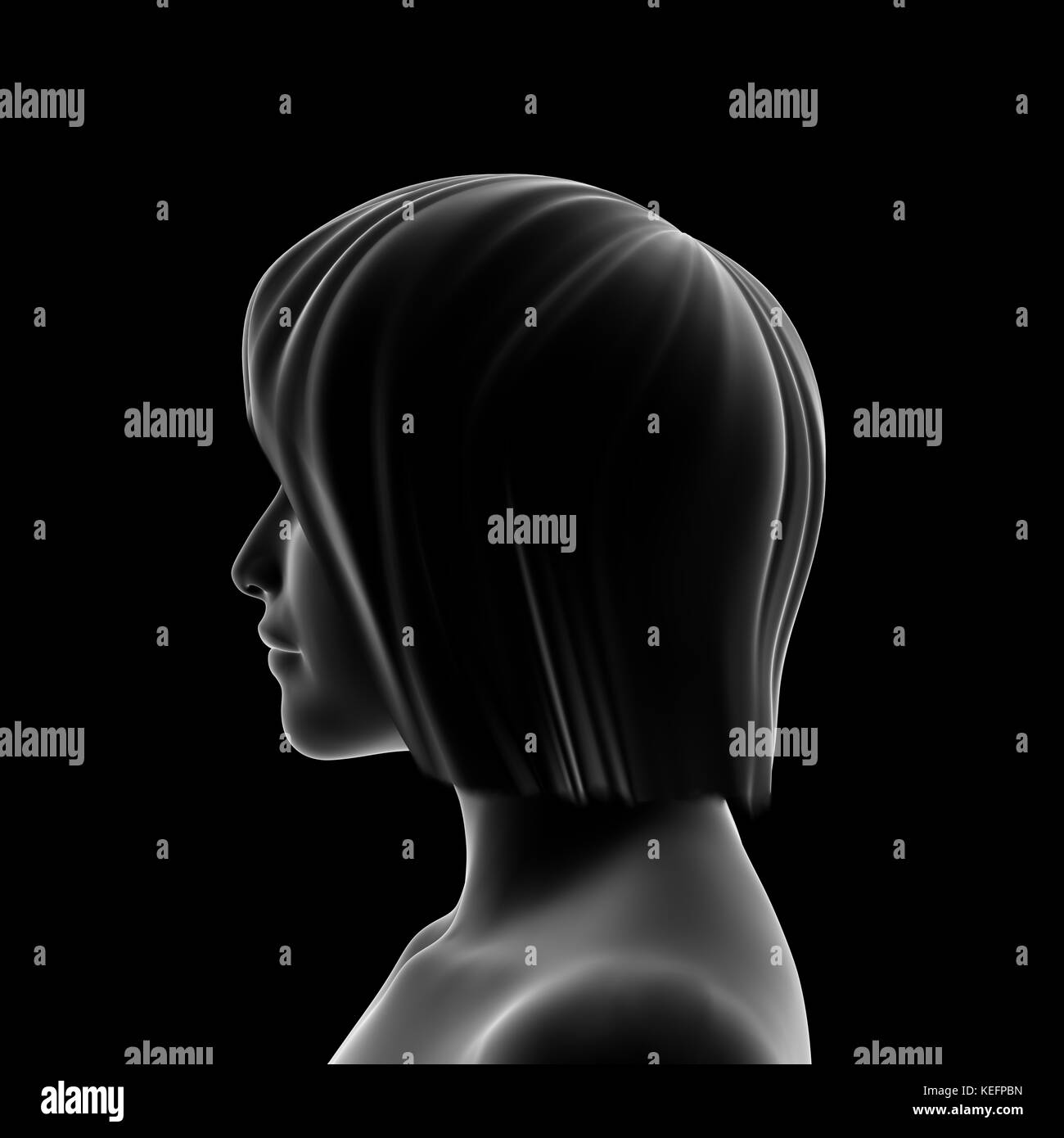 Anatomie de la tête humaine immagini e fotografie stock ad alta ...