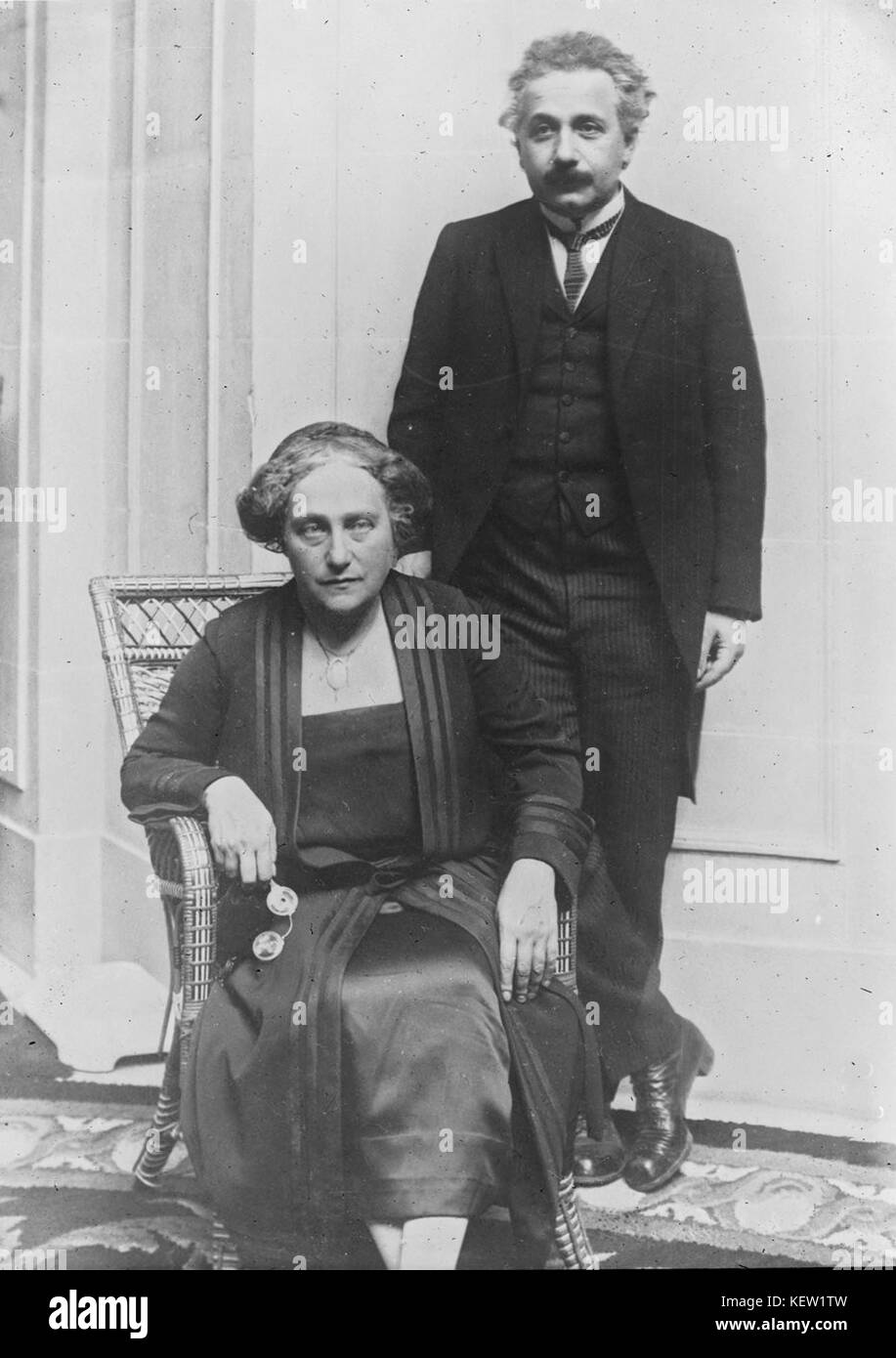 Albert einstein and wife immagini e fotografie stock ad alta ...
