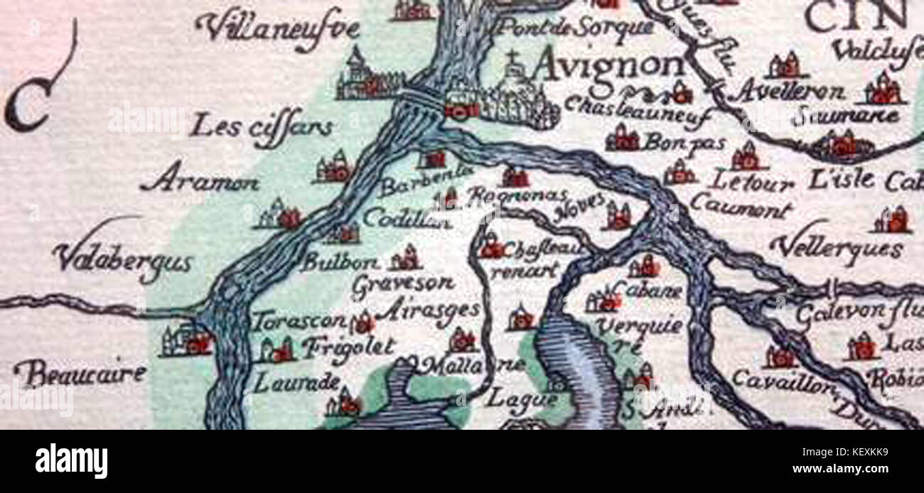Mappa di avignone immagini e fotografie stock ad alta risoluzione - Alamy