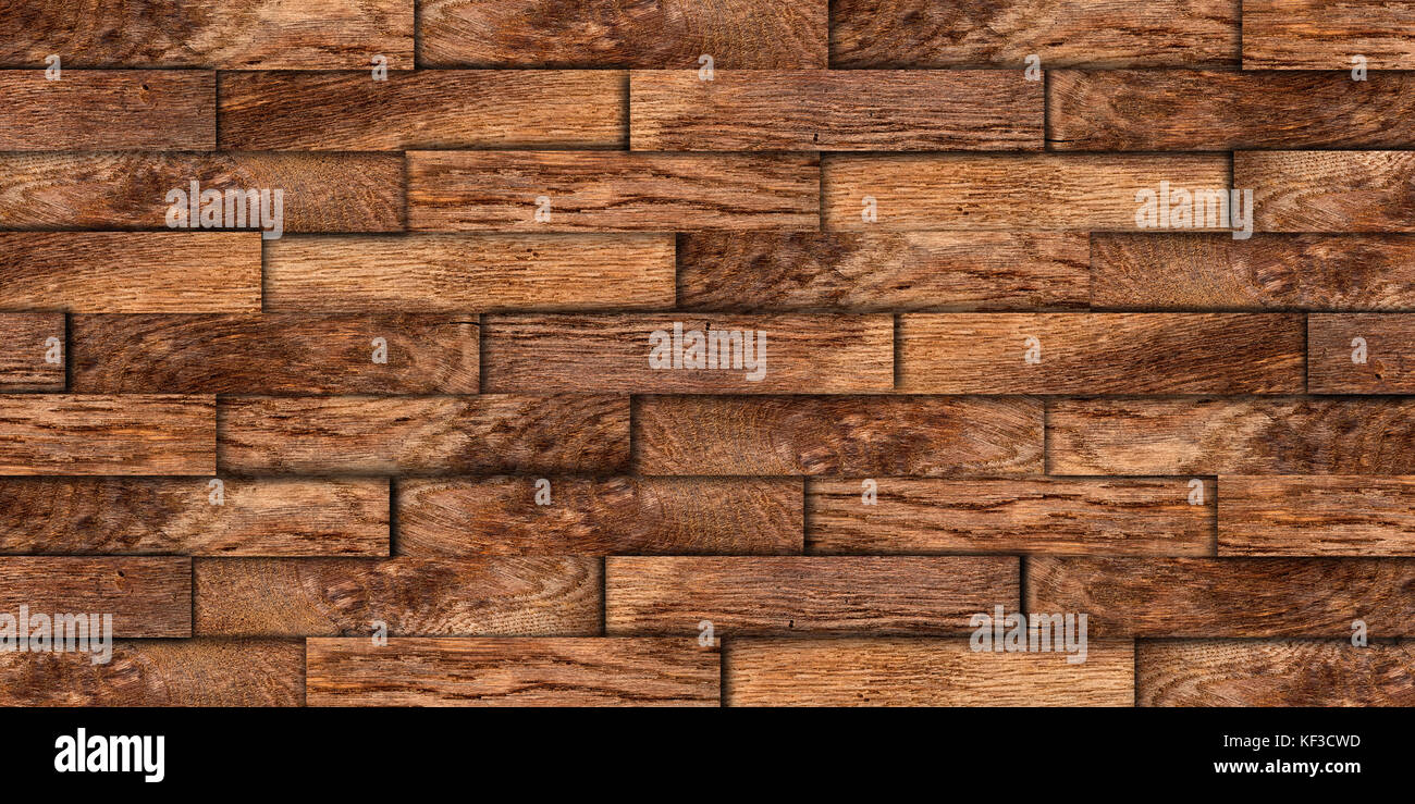 Il vecchio legno di rovere rustico in legno listone pannellatura ...