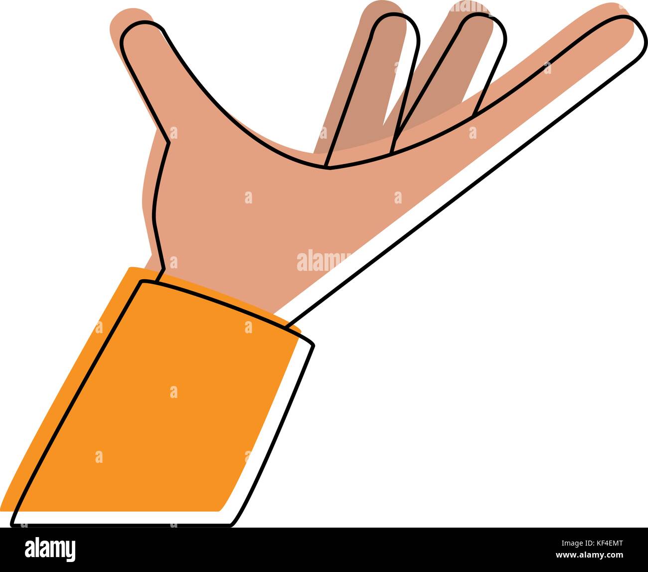 Mano spiegare Immagini Vettoriali Stock - Alamy