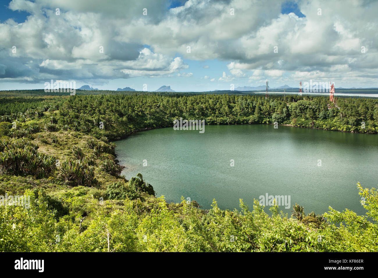 Lago del cratere mauritius immagini e fotografie stock ad alta ...