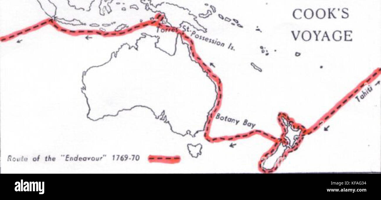 James cook map immagini e fotografie stock ad alta risoluzione - Alamy