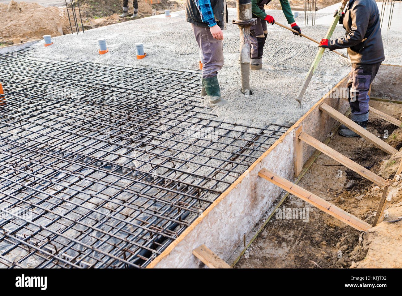 Costruzione In Calcestruzzo Colato