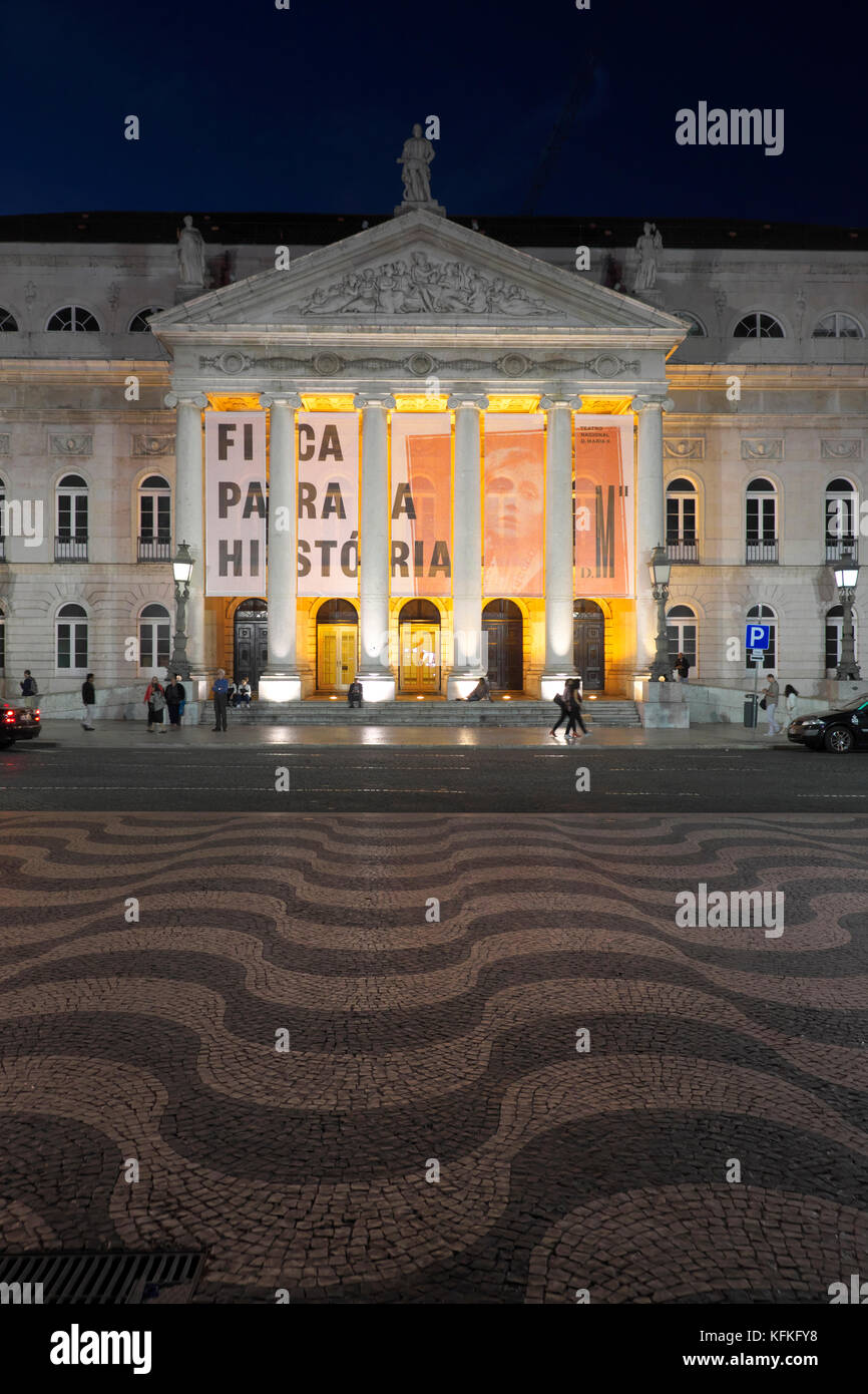 Teatro nacional de dona maria ii immagini e fotografie stock ad alta ...