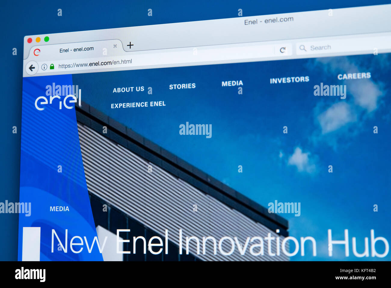 Enel logo immagini e fotografie stock ad alta risoluzione - Alamy