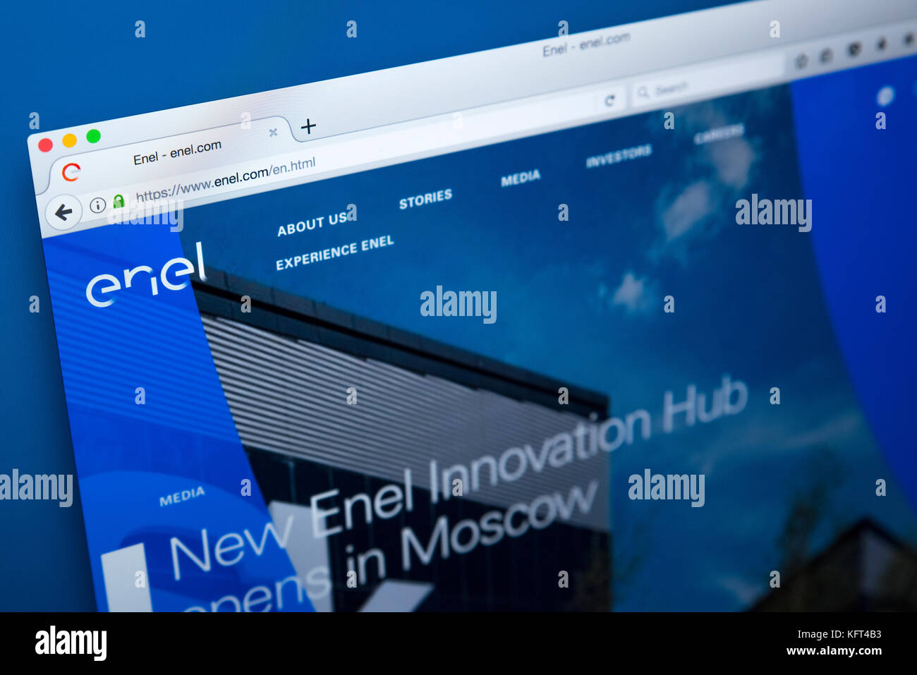 Enel logo immagini e fotografie stock ad alta risoluzione - Alamy