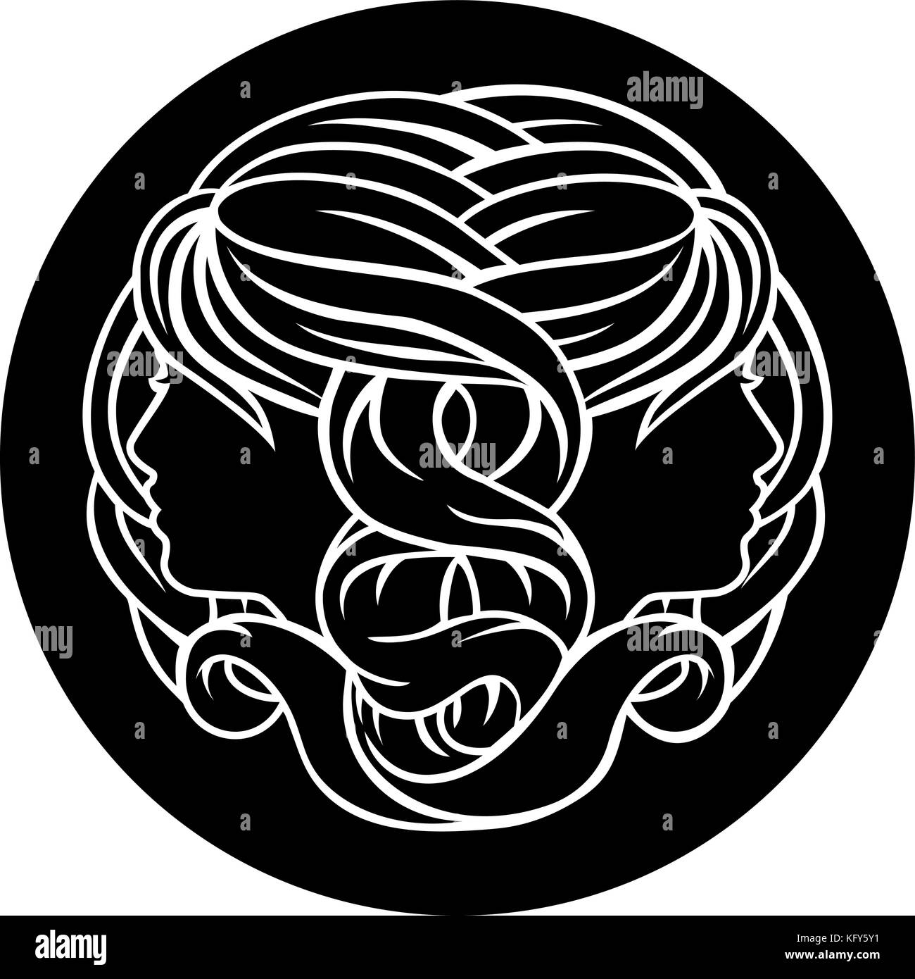 Simbolo zodiacale gemelli immagini e fotografie stock ad alta ...