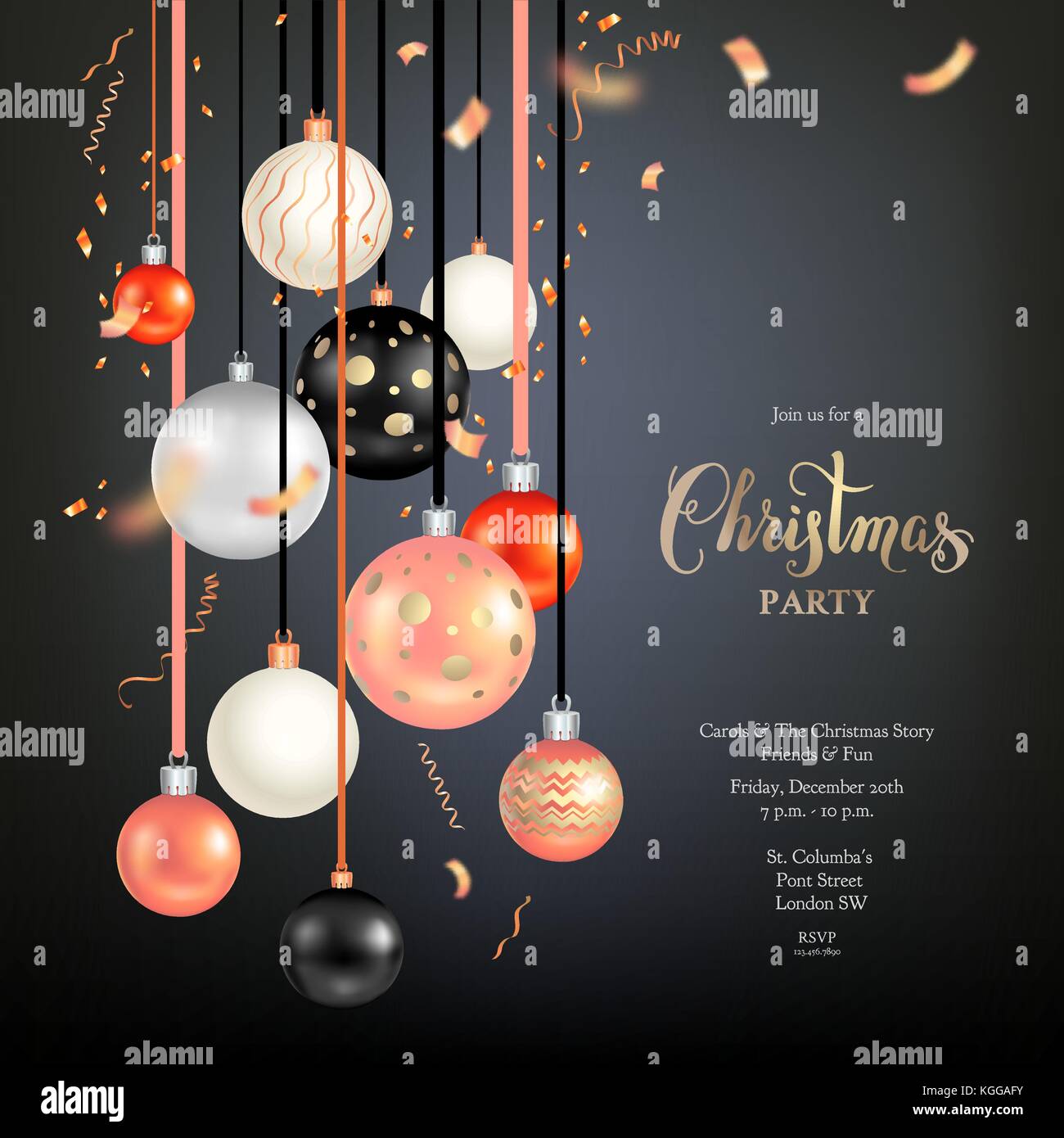 Sfondo di natale oro Immagini Vettoriali Stock - Alamy