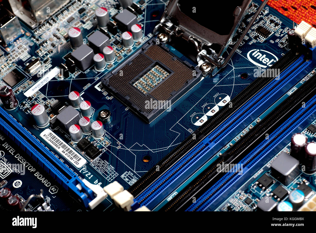 Componenti elettronici della scheda madre immagini e fotografie stock ...