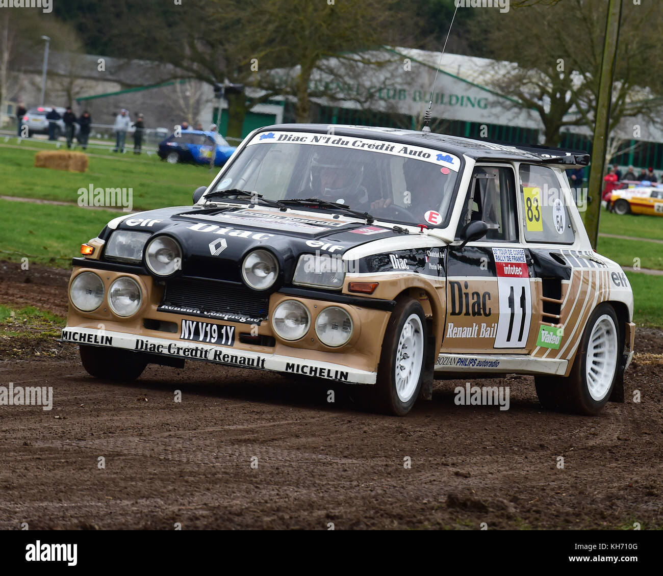 La Renault 5 turbo, race retro, rally, sabato 25 febbraio, 2017, retrò ...
