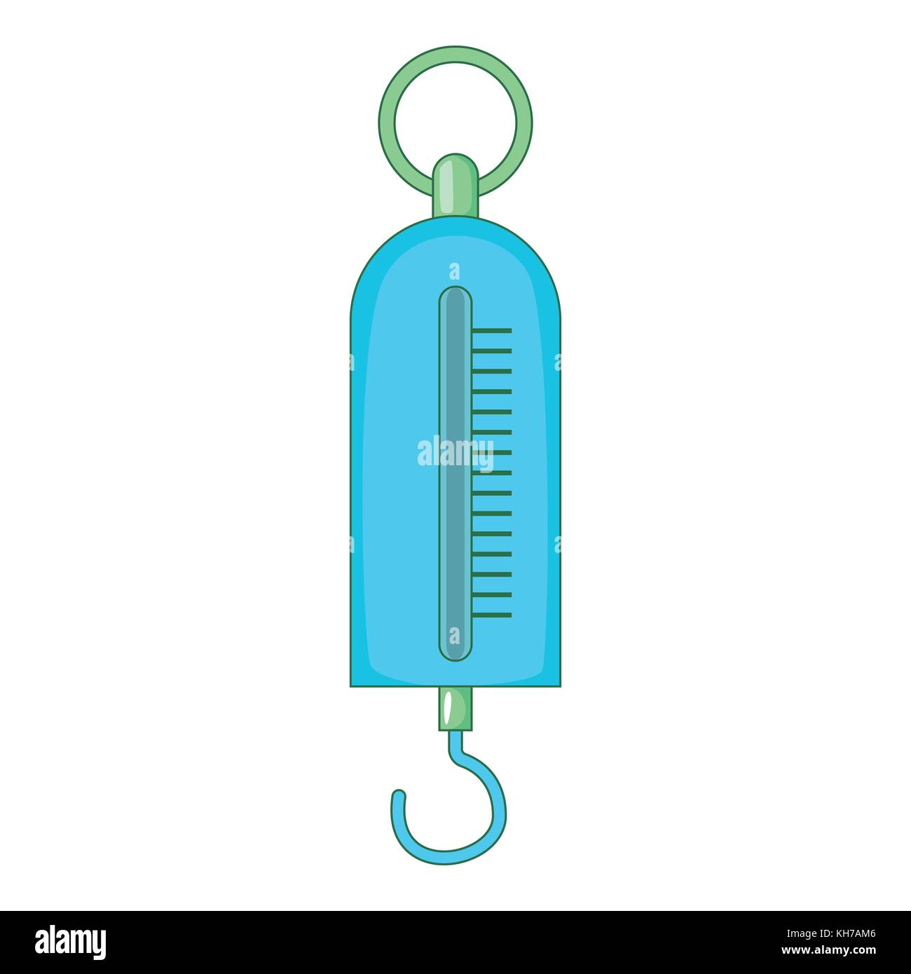 Bilancia a molla icona, stile cartoon Immagine e Vettoriale - Alamy