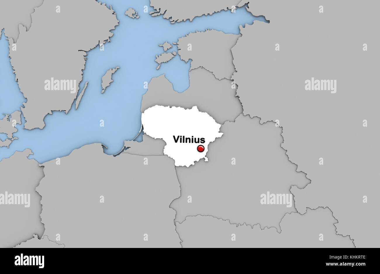 Mappa di vilnius immagini e fotografie stock ad alta risoluzione ...