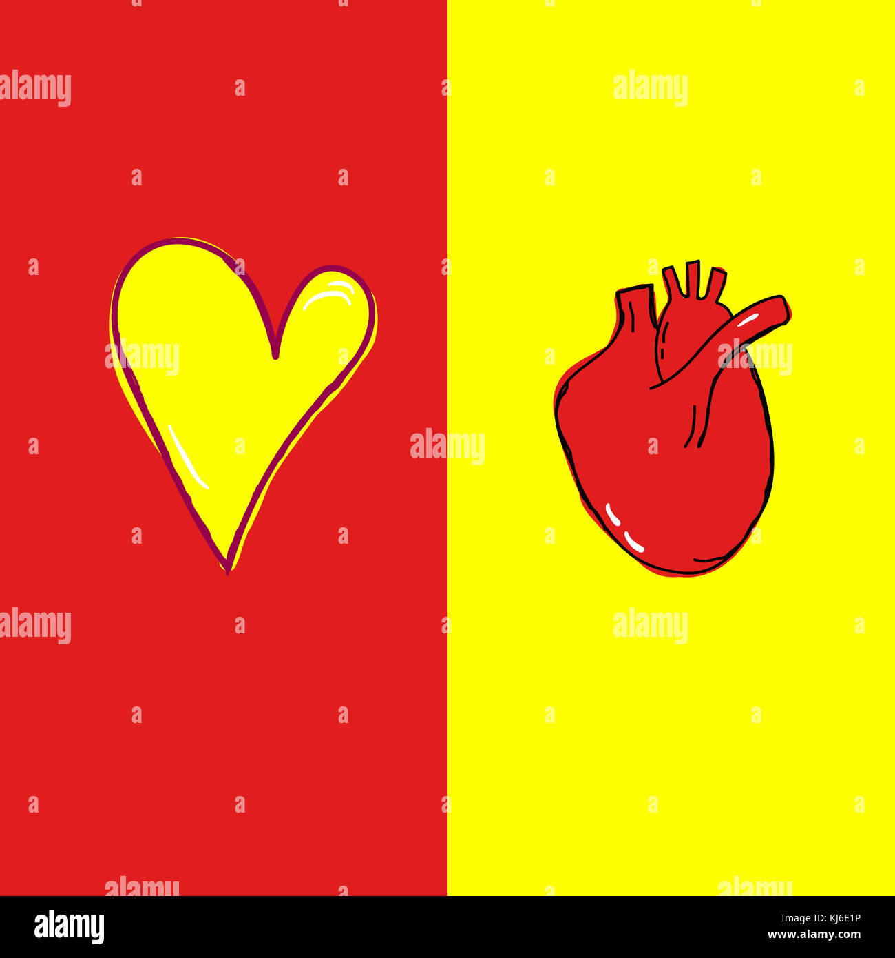 Disegno Del Cuore Reale - Disegni HD