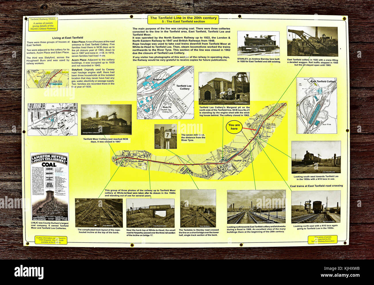 East Tanfield Station collisioni e la mappa storica della stazione e ...
