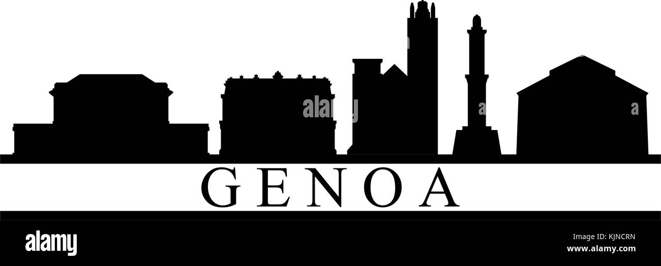 Edificio di genova Immagini Vettoriali Stock - Alamy