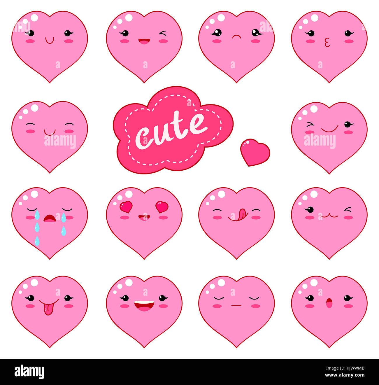 Cartoon like smile emoticon immagini e fotografie stock ad alta ...
