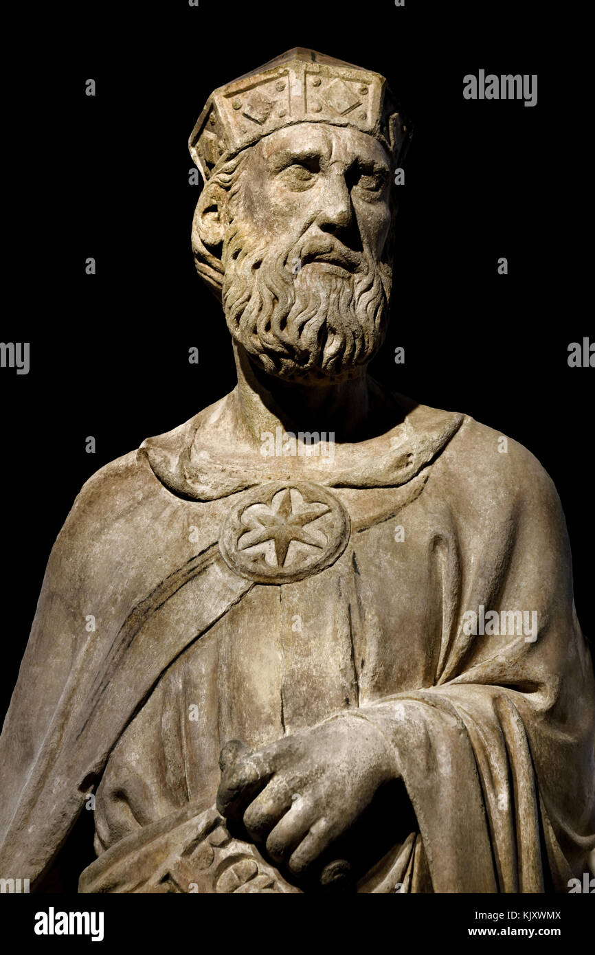 Il re Davide ( dal lato nord ) da Andrea Pisano 1290 - 1348 Duomo di ...