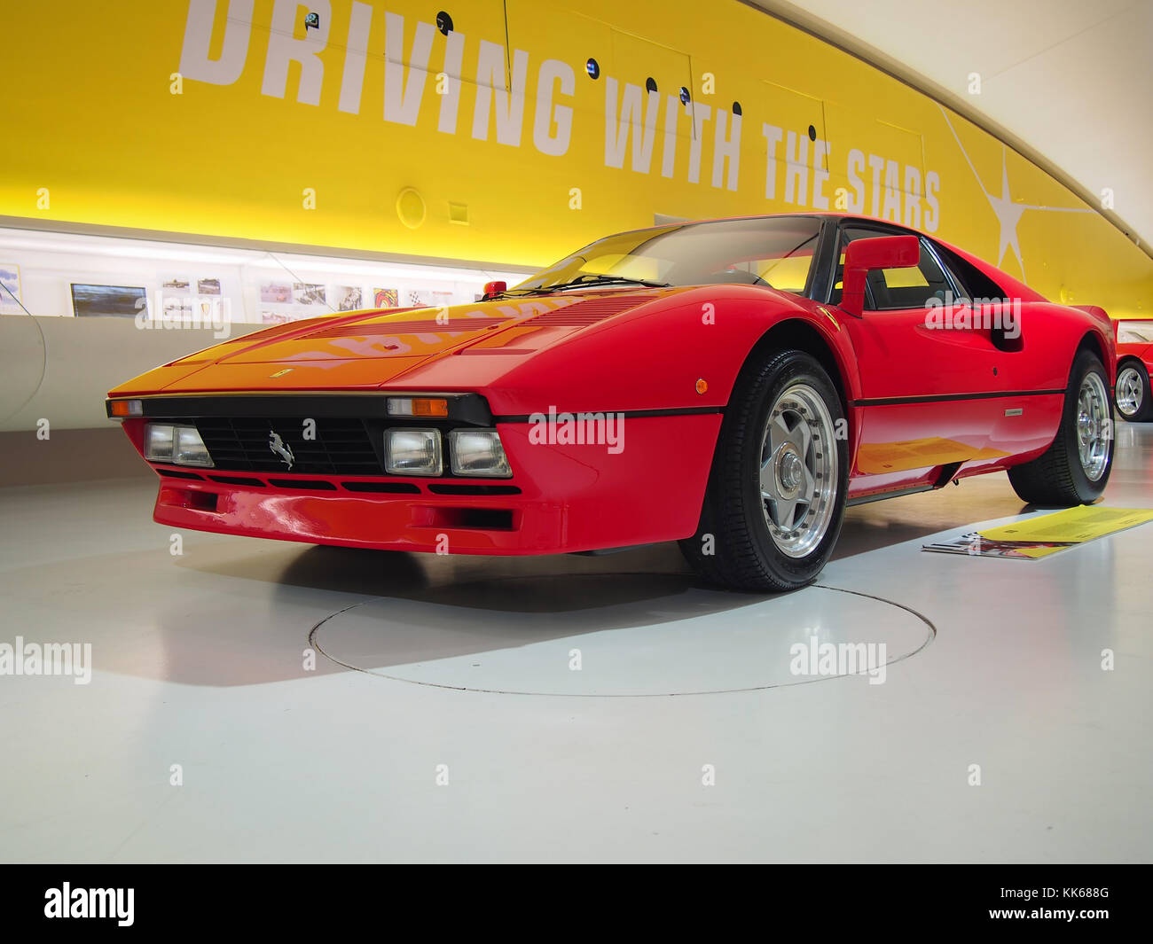 1984 Ferrari GTO in Enzo Ferrari Museum di Modena, Italia. È stata una ...