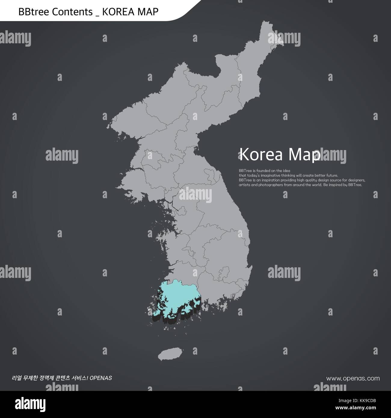 Mappa della penisola coreana Immagini Vettoriali Stock - Pagina 2 - Alamy