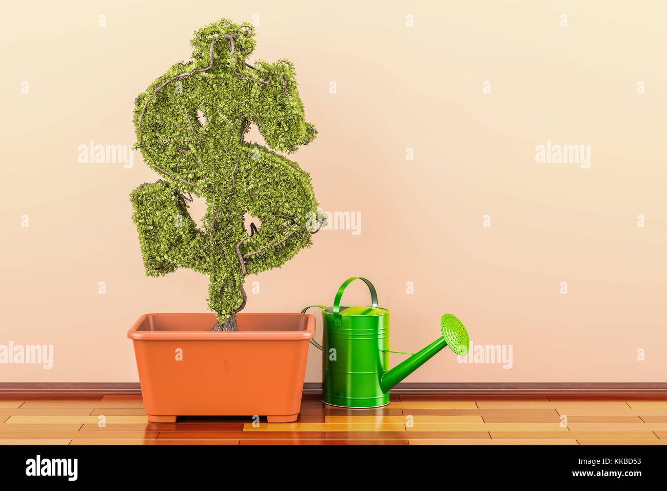 Simbolo del dollaro e annaffiatoio immagini e fotografie stock ad alta ...