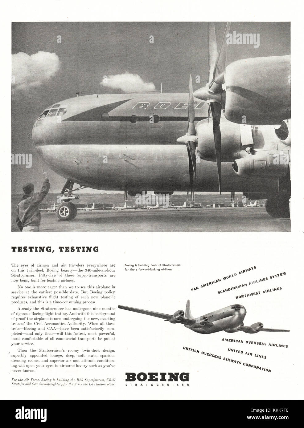 Boeing stratocruiser immagini e fotografie stock ad alta risoluzione ...