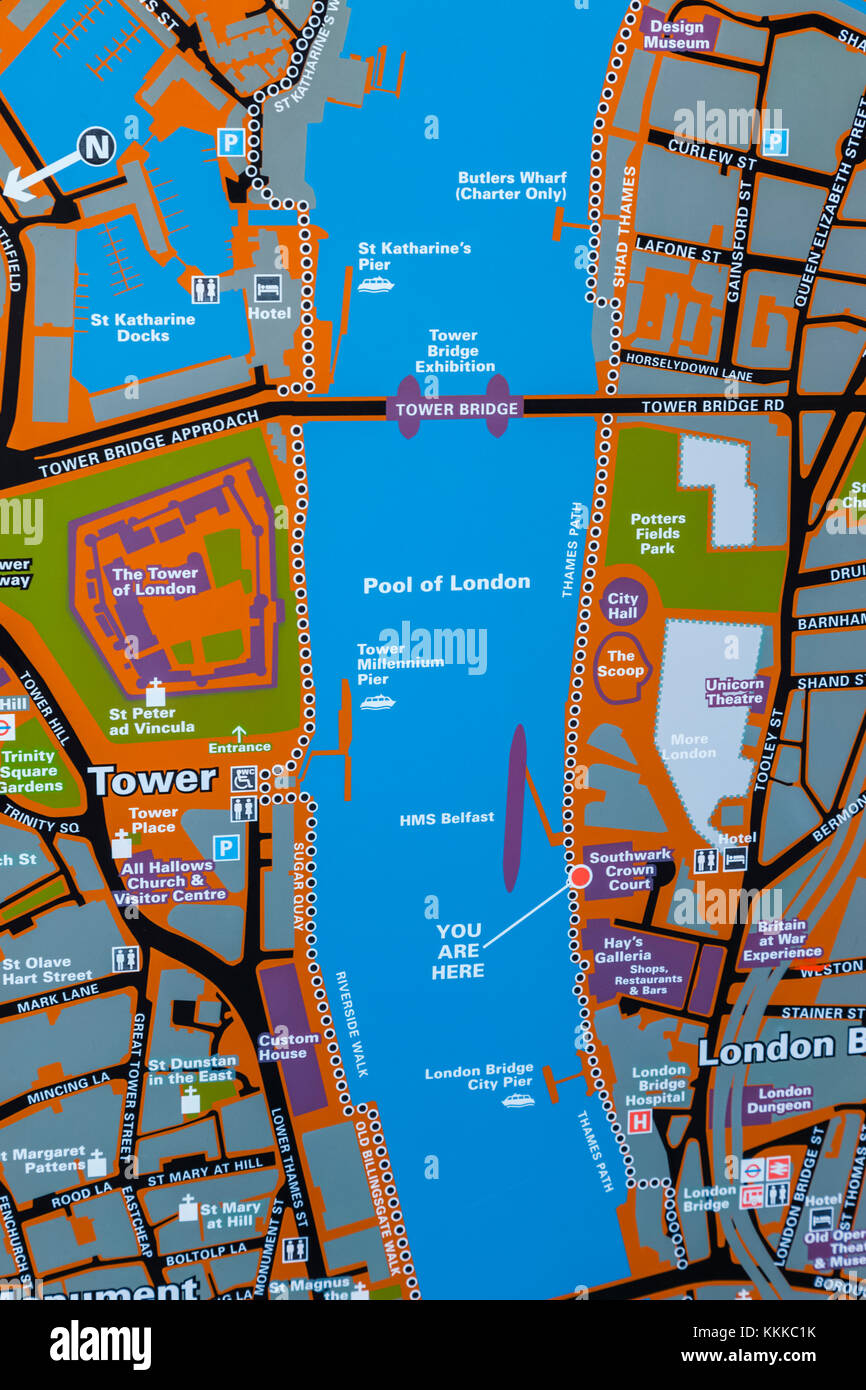 Mappa stradale di londra immagini e fotografie stock ad alta ...