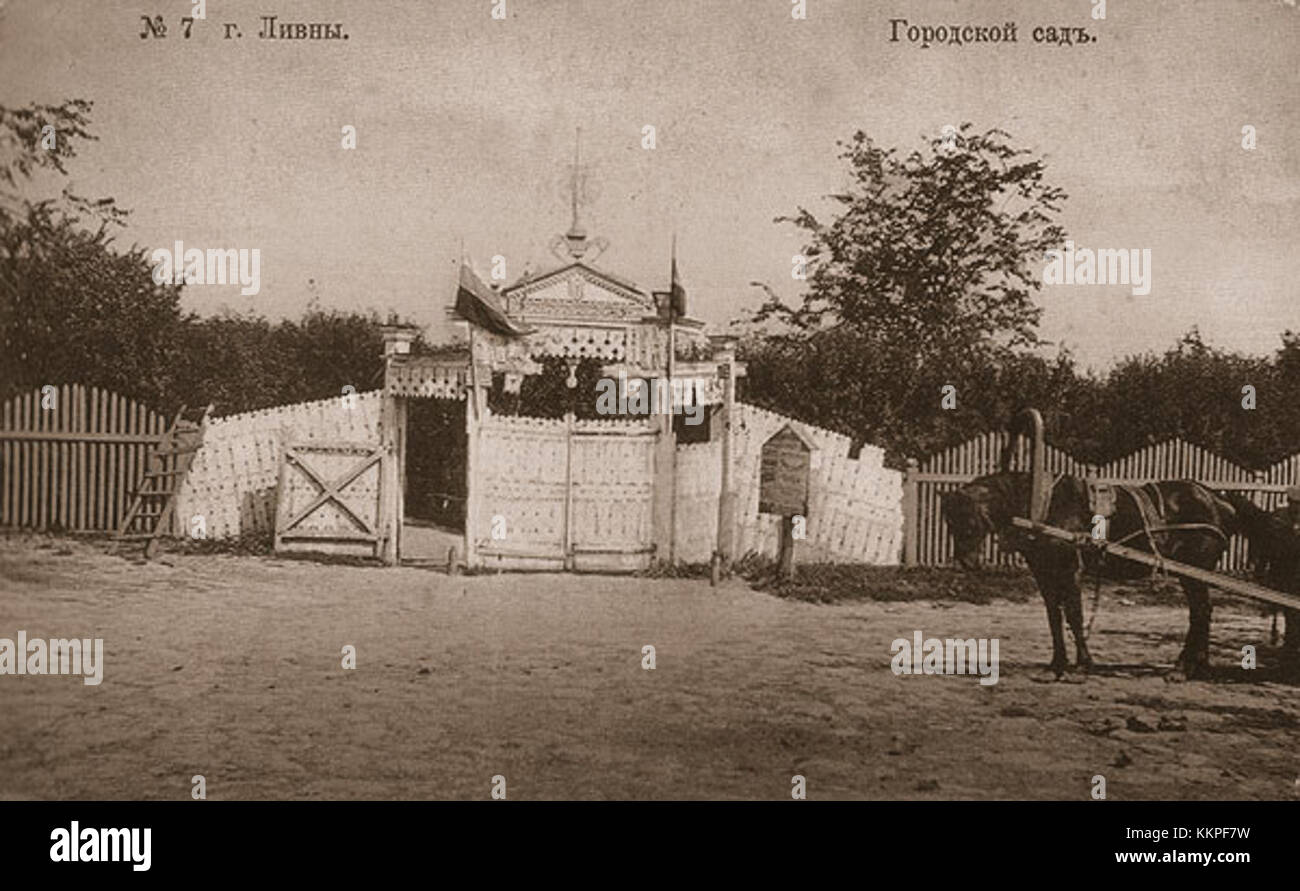 Questa fotografia, intitolata "Old Livny 87", cattura una vista storica ...