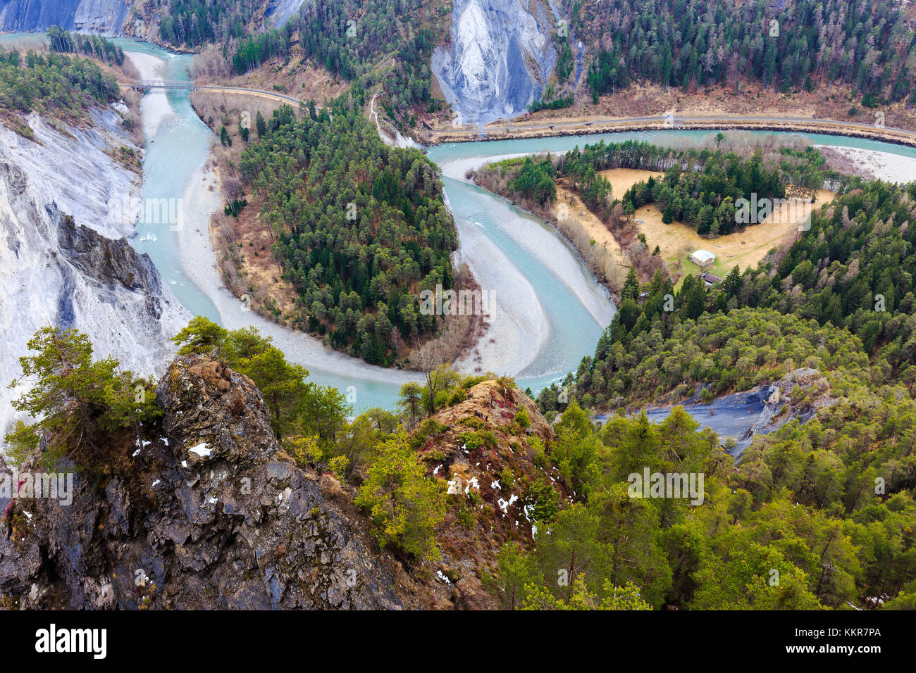Rhine canyon switzerland europe immagini e fotografie stock ad alta ...