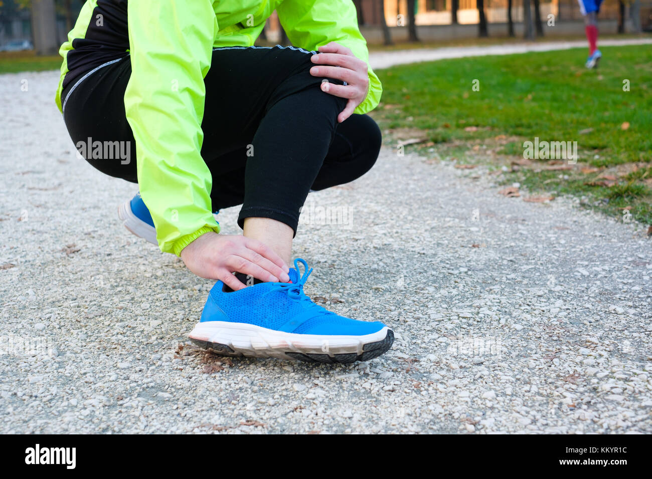 Infortunio alla gamba immagini e fotografie stock ad alta risoluzione ...