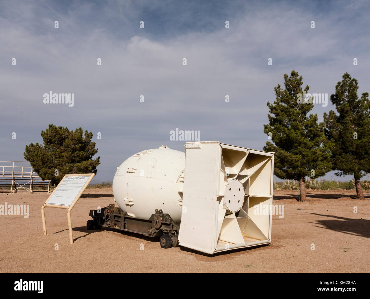 Fat Man bomba atomica su display a White Sands Missile Range, Nuovo ...