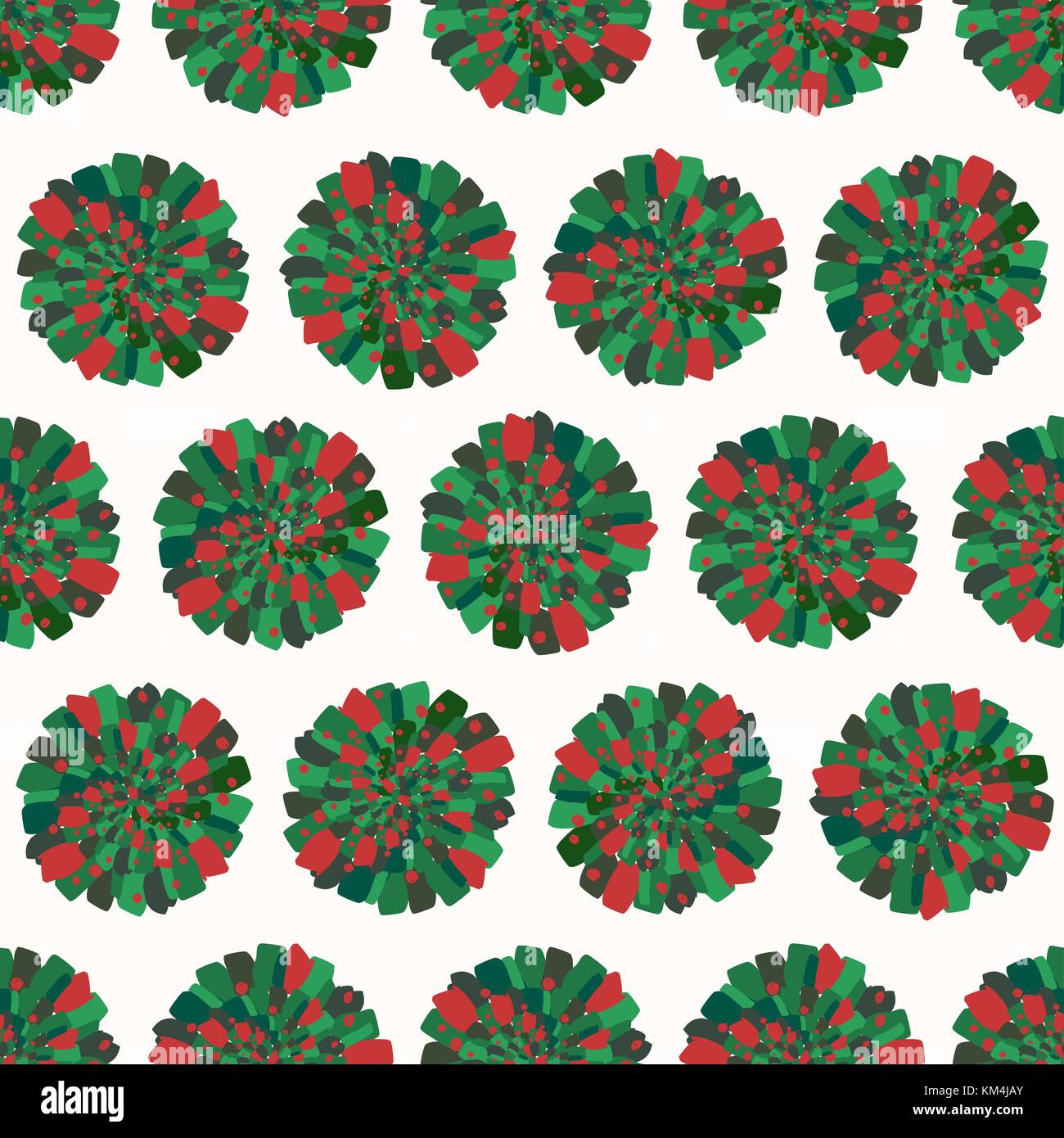 Natale seamless schema di ripetizione con il verde e il rosso ...