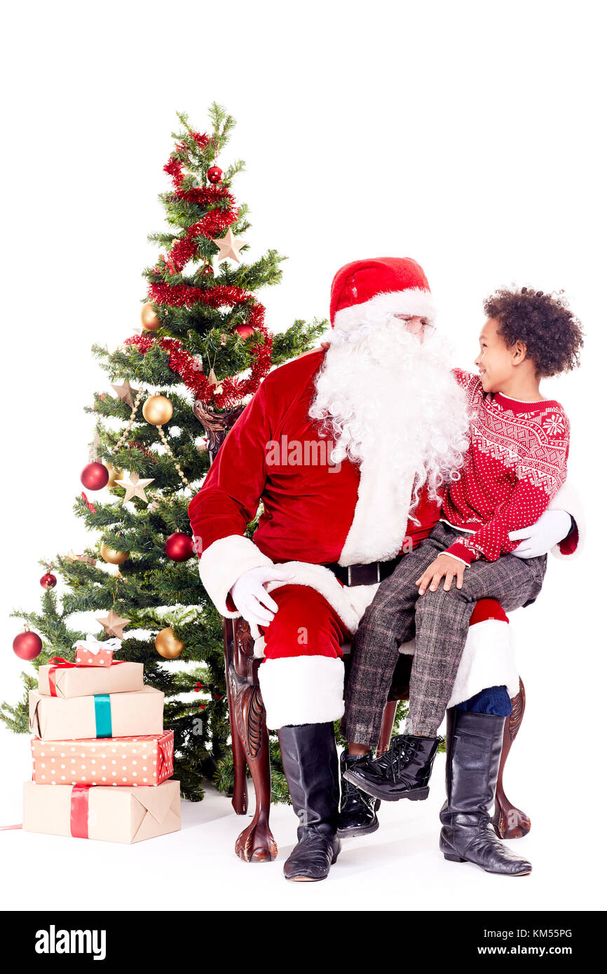 Parlando di babbo natale immagini e fotografie stock ad alta ...