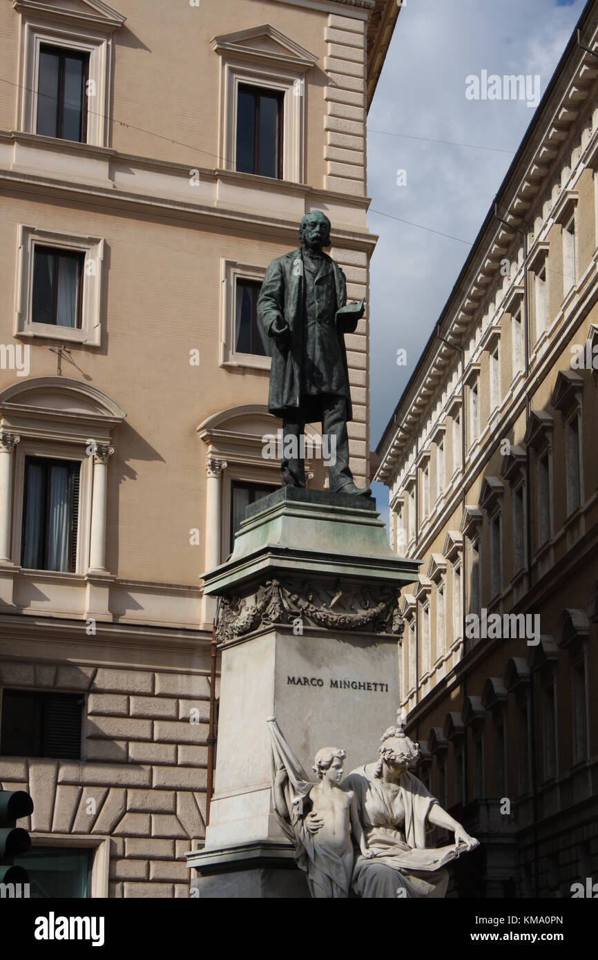 Statua di marco minghetti immagini e fotografie stock ad alta ...