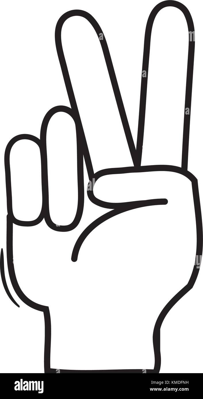 Segnale Di Mano Di Pace Immagini e Fotos Stock - Alamy