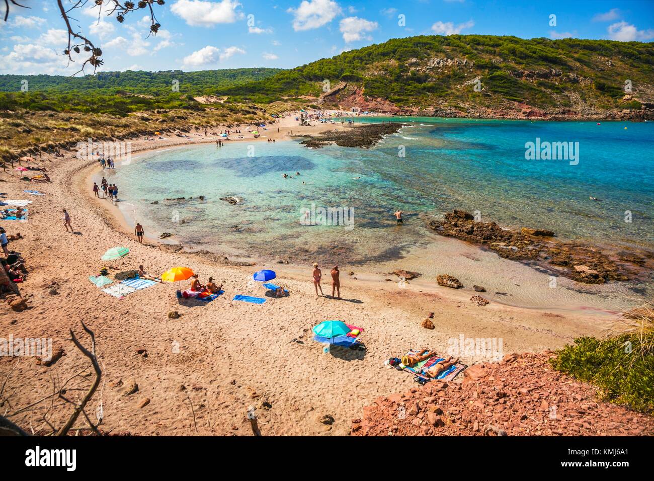Spiaggia algaiarens minorca immagini e fotografie stock ad alta ...