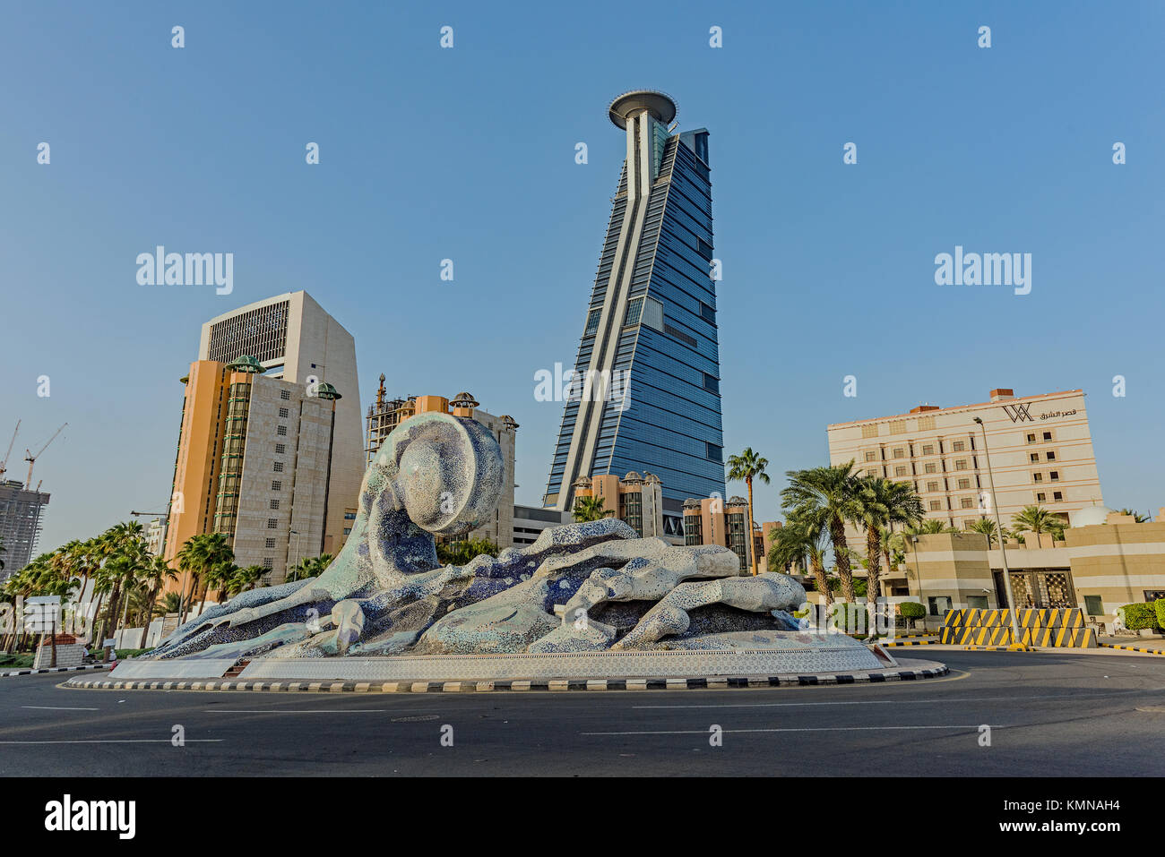 La città di Gedda edifici della città di Jeddah, Regno di Arabia ...