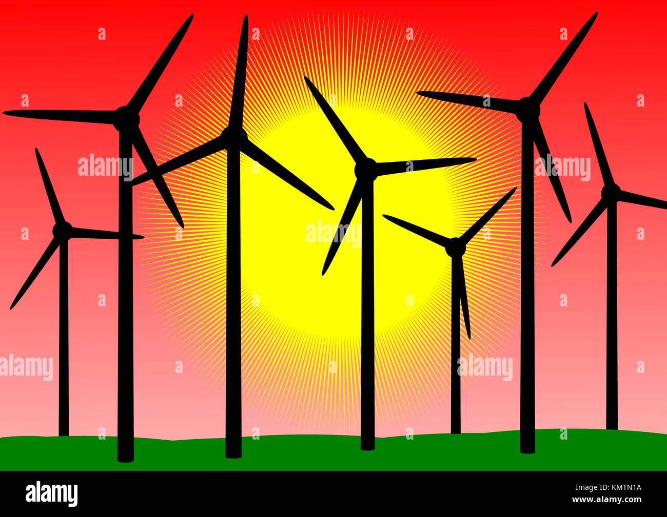 Energia rinnovabile stilizzato immagini e fotografie stock ad alta ...