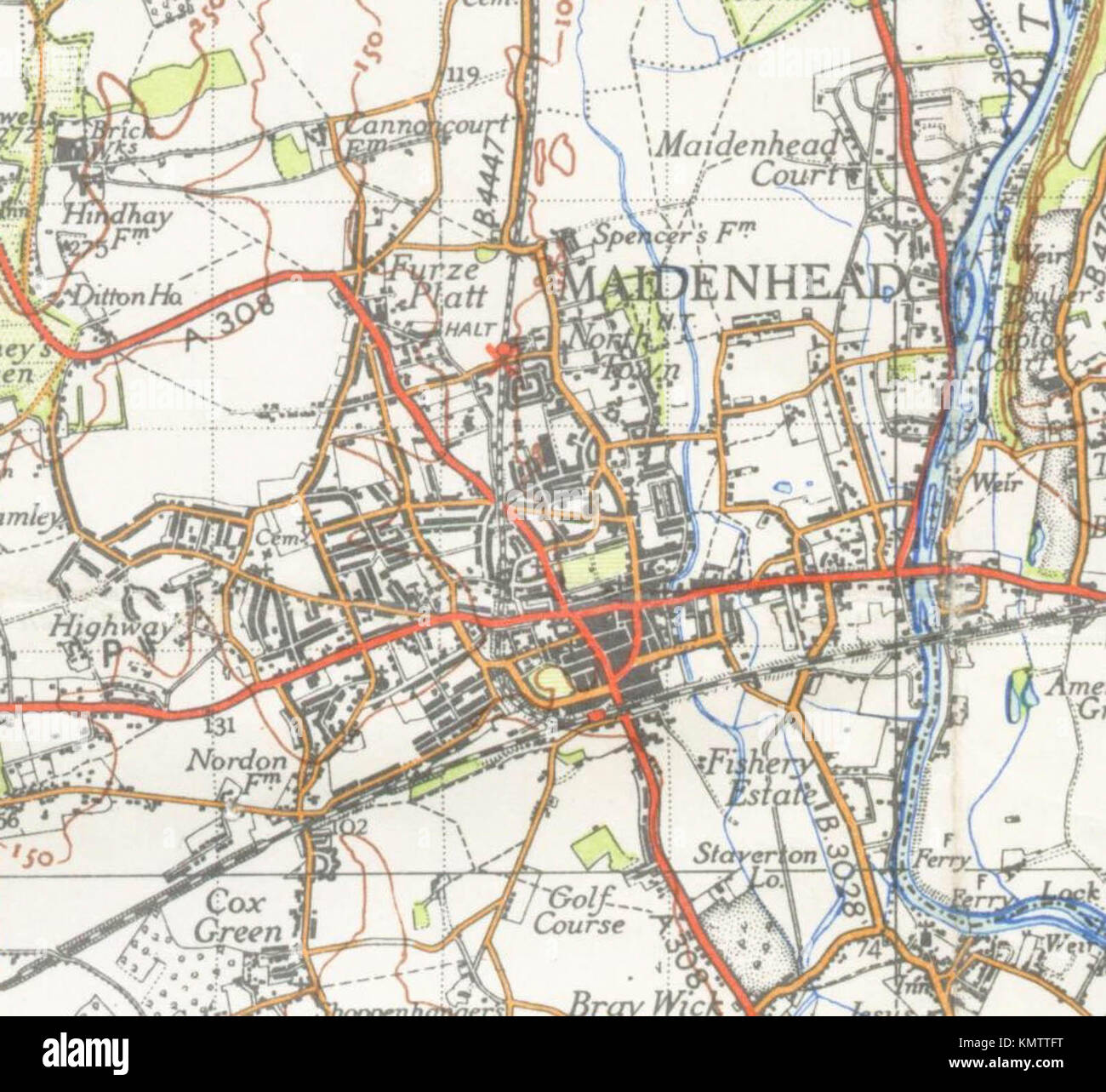 Mappa Di Maidenhead Immagini e Fotos Stock - Alamy