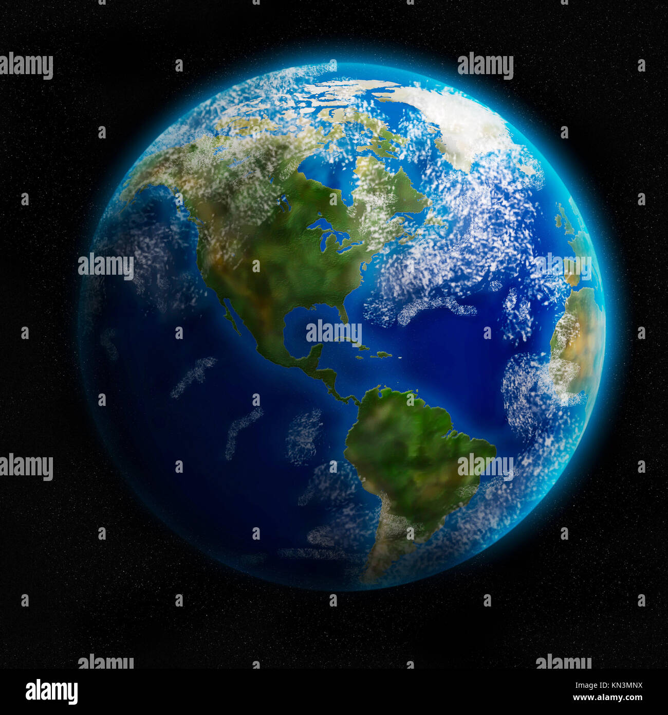 Vista satellitare della terra nord america dallo spazio immagini e ...